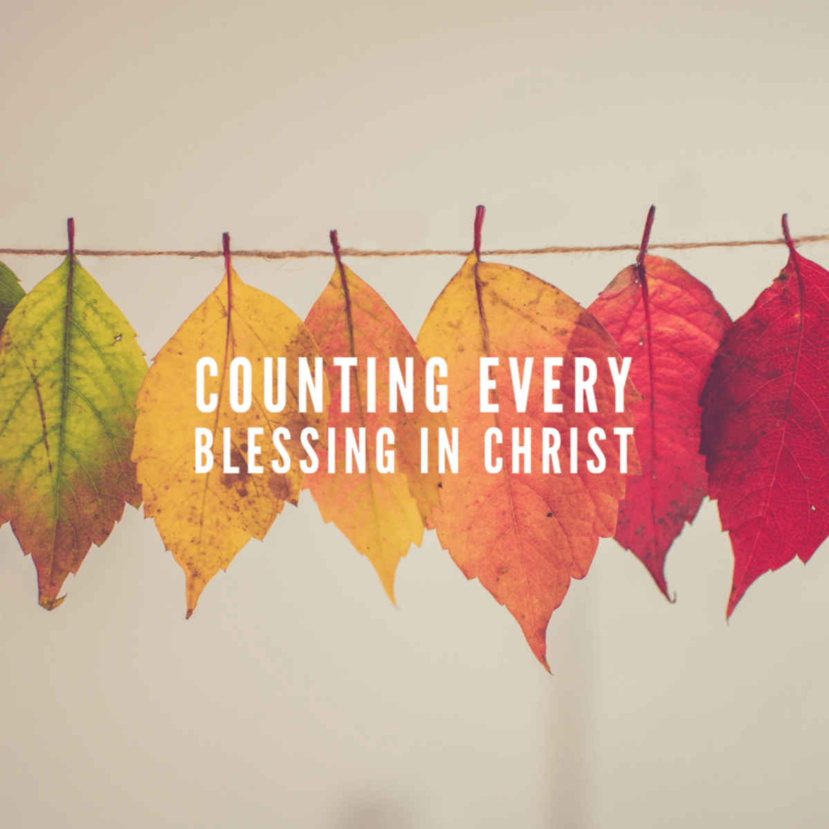 Counting Every Blessing in Christ - corey trevathan
